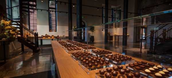 Frans Chocolate Factory - Chosen Wood Window